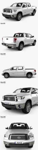 Toyota Tundra Crew Max 2011 3D Model » SCRiPTMAFiA.ORG | Download Full ...